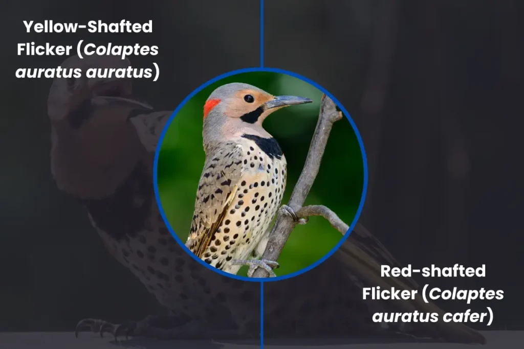 Yellow And Red Shafted Flicker Overview - Birds Bulletin